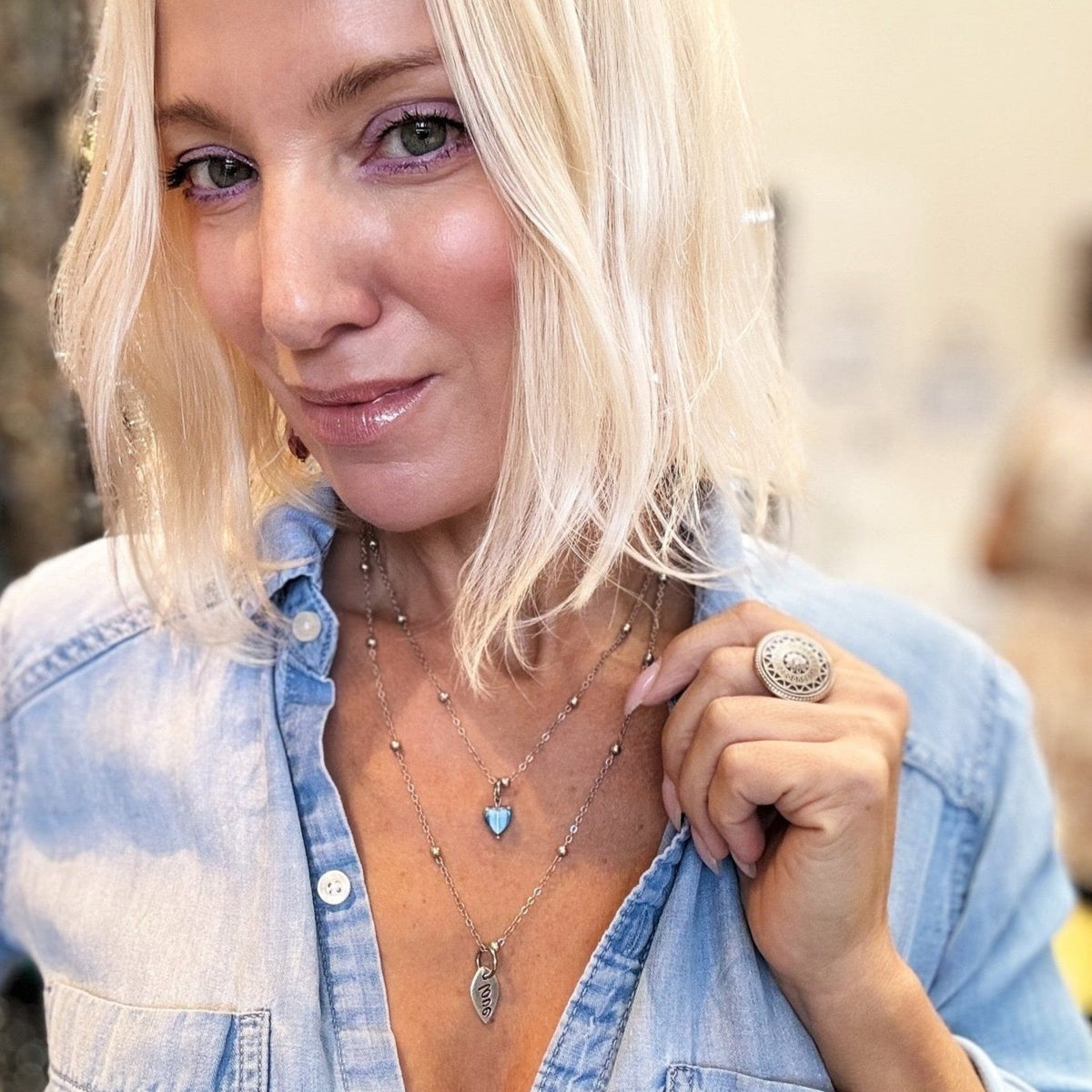 Love Choose Your Heart Dainty Necklace – Katia Designs