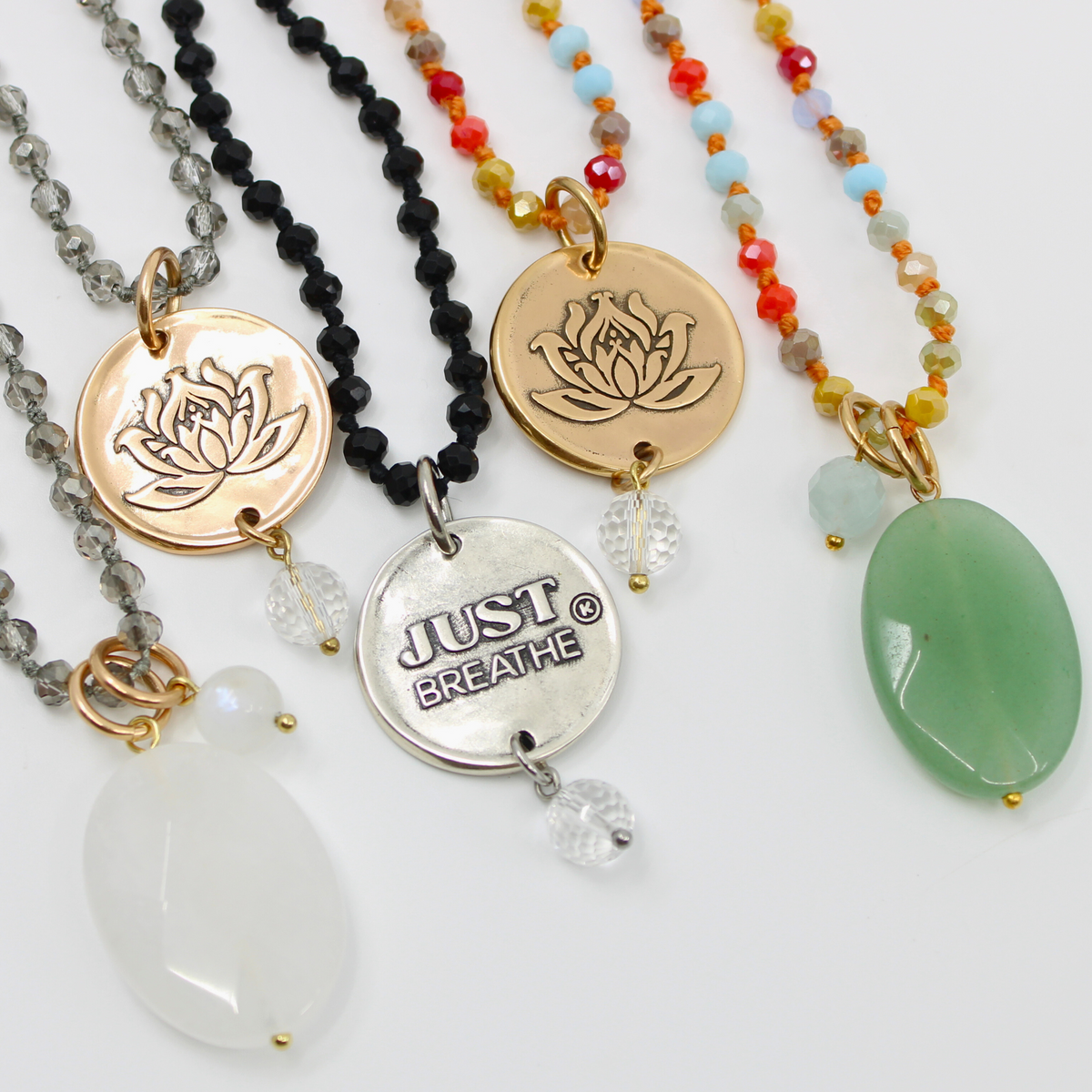 Just Breathe Original Necklace Layering Bundle – Katia Designs
