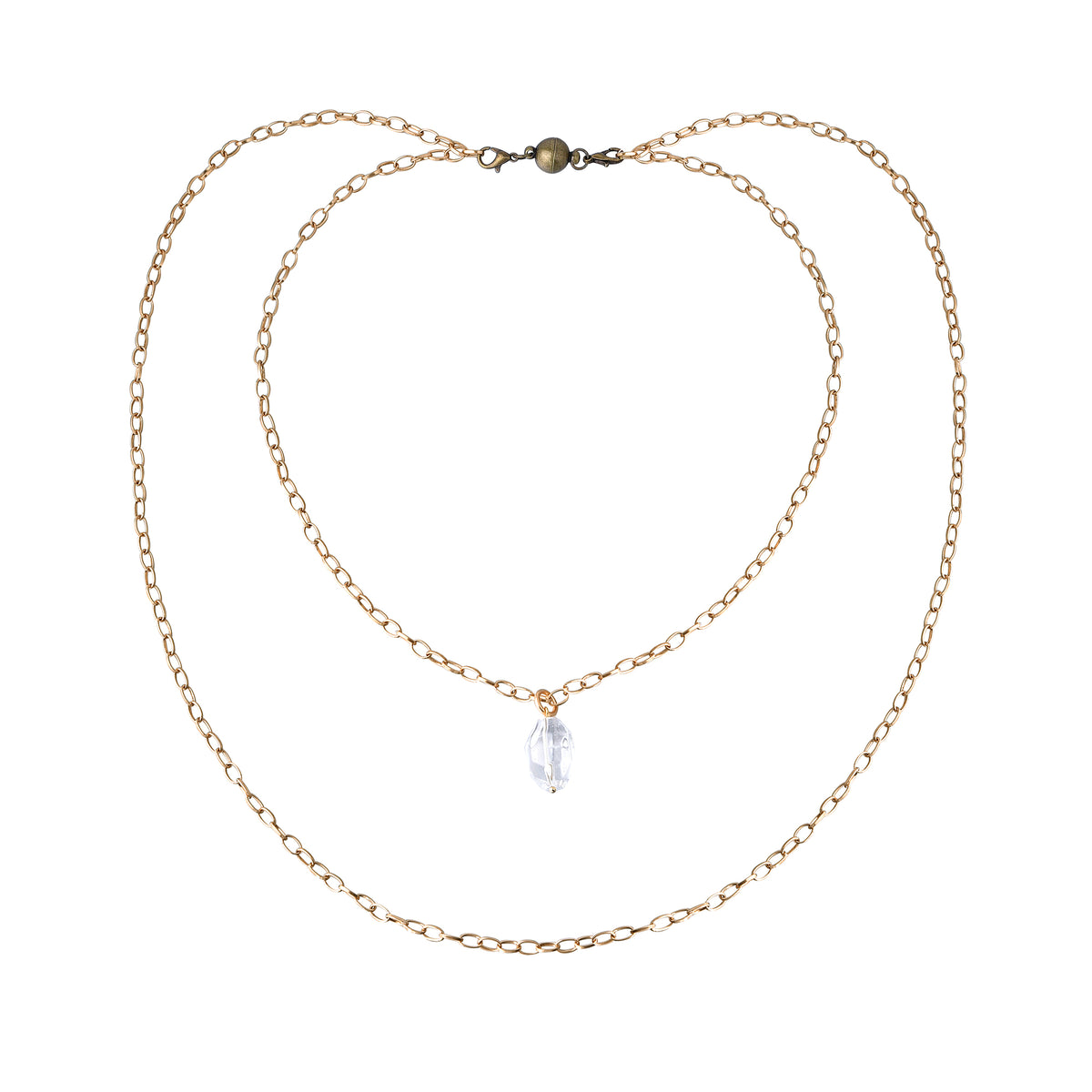 CRYSTAL QUARTZ | Layering Chain – Katia Designs