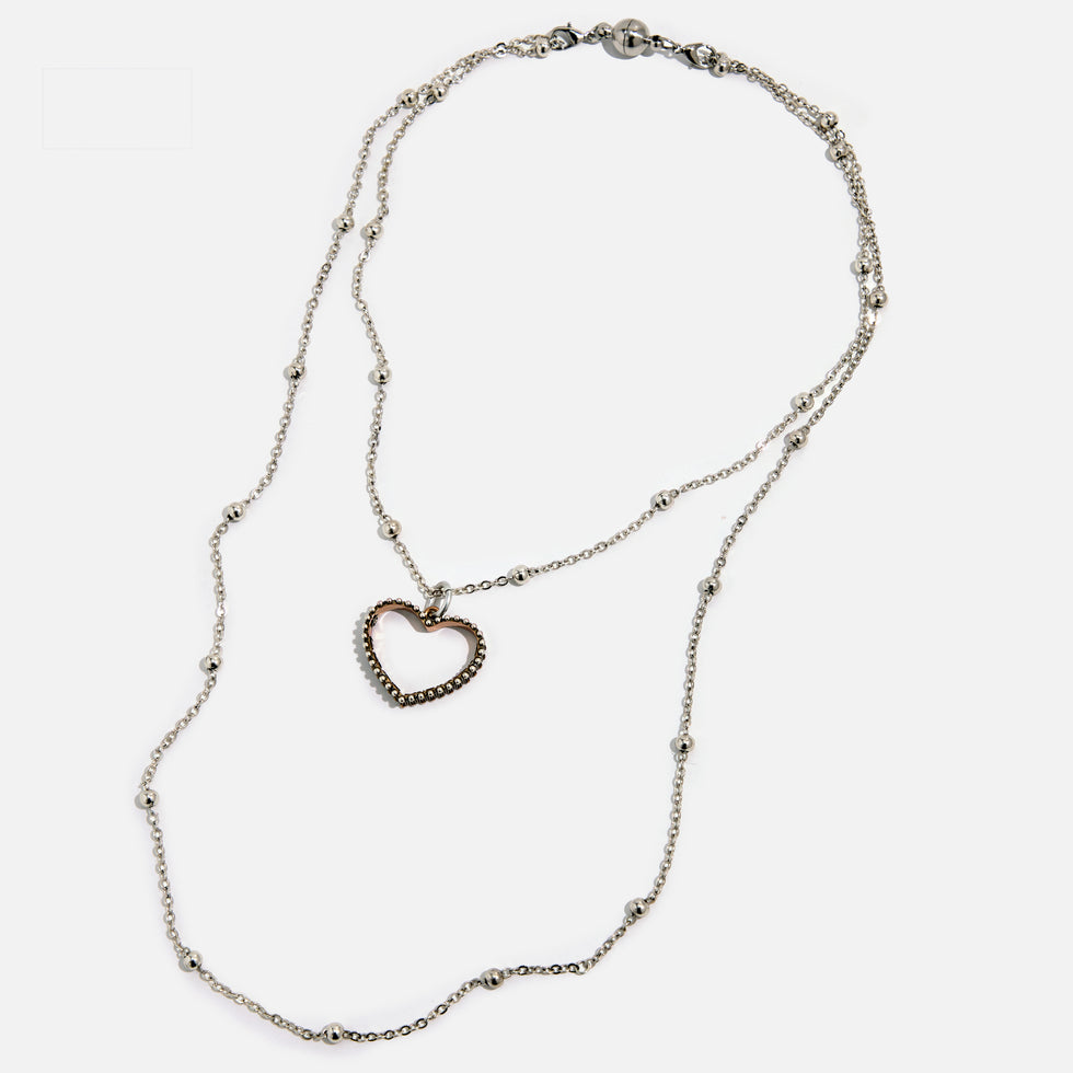 Love Always Open Heart Dainty Necklace – Katia Designs