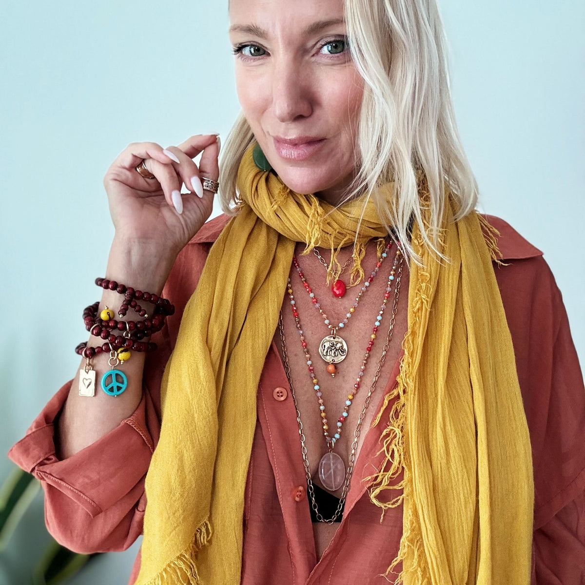 I Own My Peace Original Necklace Layering Bundle – Katia Designs