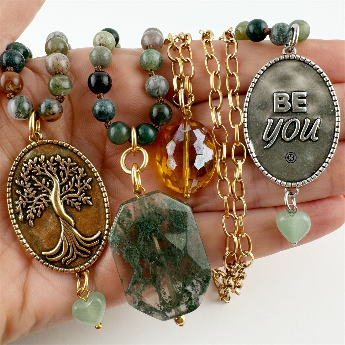 "Be You" Tree Fusion Necklace Layering Bundle – Katia Designs