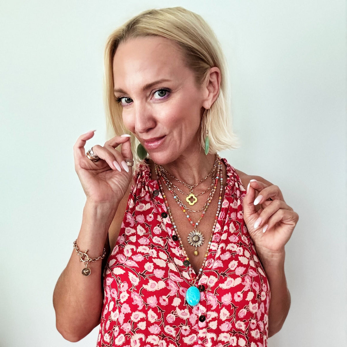 You Do You Sunflower Original Necklace Layering Bundle – Katia Designs