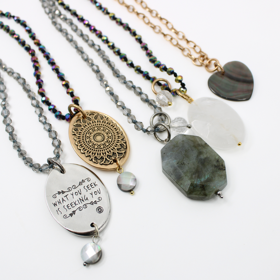 What You Seek is Seeking You Original Necklace Layering Bundle – Katia ...